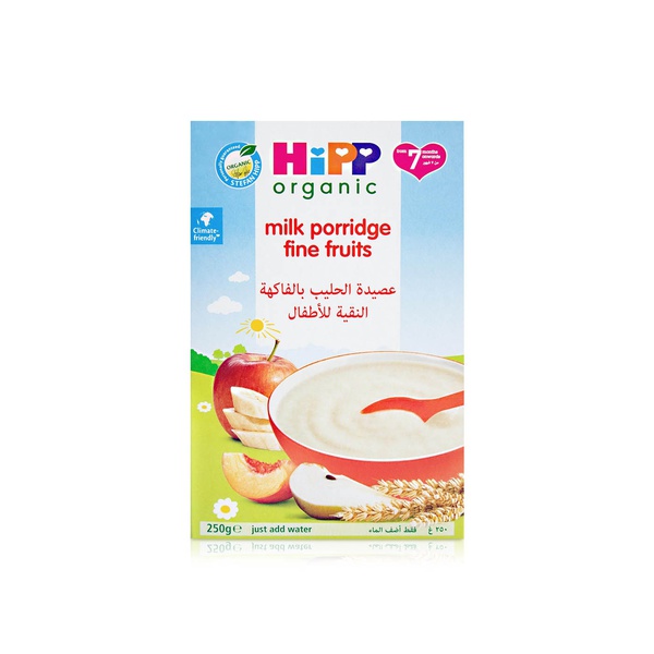 Hipp Organic Milk Porridge Fine Fruits 7+ Mos 250g price in UAE ...