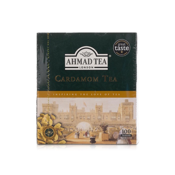 Ahmad Tea Cardamom 100 Tea Bags 200g - Spinneys UAE