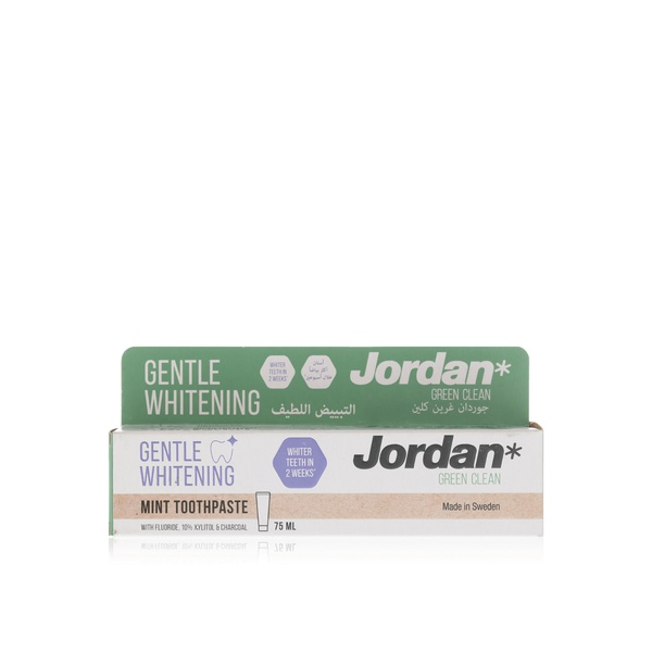 Jordan Green Clean Gentle Whitening Vegan Toothpaste 75ml - Spinneys UAE
