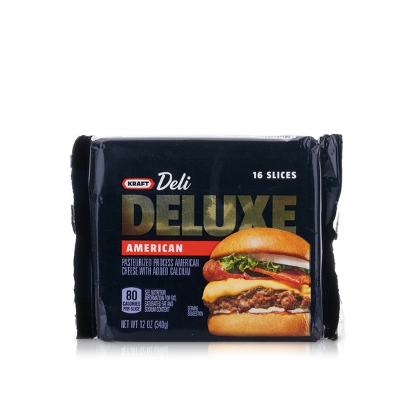 Kraft Deli Deluxe American Cheese 16 Slices 340g - Spinneys United Arab ...