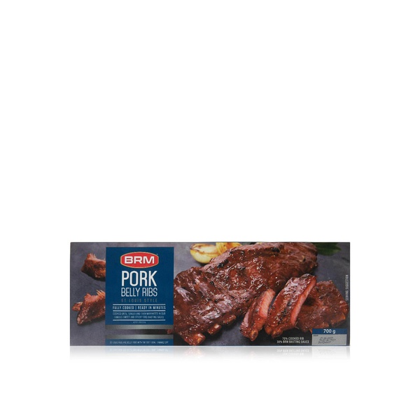 BRM Frozen Cooked Pork Belly Ribs 700G - Spinneys UAE