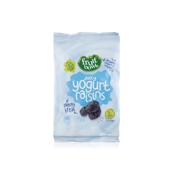 Fruit-Bowl Juicy Yogurt Raisins 5 Pack 105g - Spinneys UAE