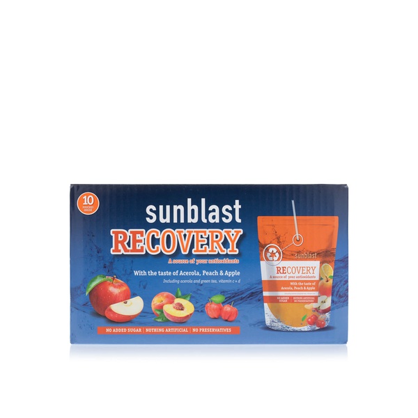 Sunblast recovery acerola peach and apple juice 200ml price in UAE ...