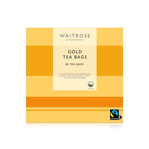 Waitrose Gold Tea Bags 80s 250g - Spinneys UAE