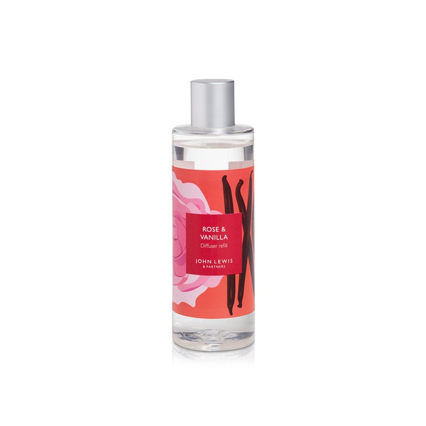 John Lewis Rose & Vanilla Diffuser Refill 250ml