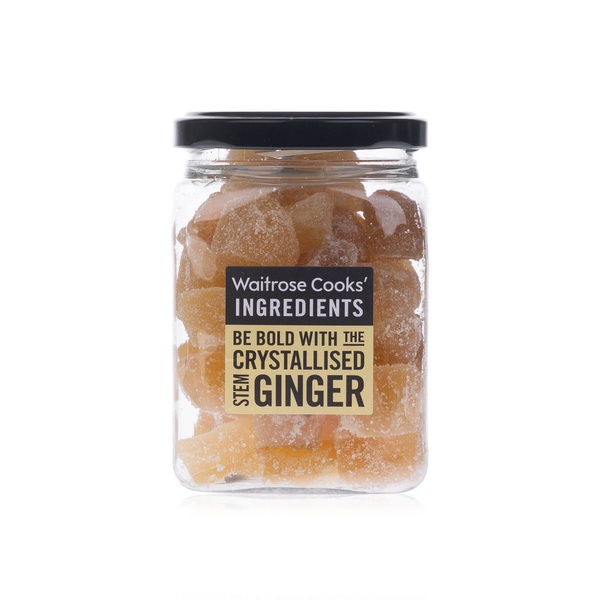 Waitrose Cooks' Ingredients Crystallised Stem Ginger 200g - Spinneys UAE