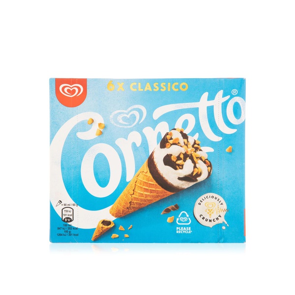 Wall's Cornetto Classico 6 X 90Ml - Spinneys UAE