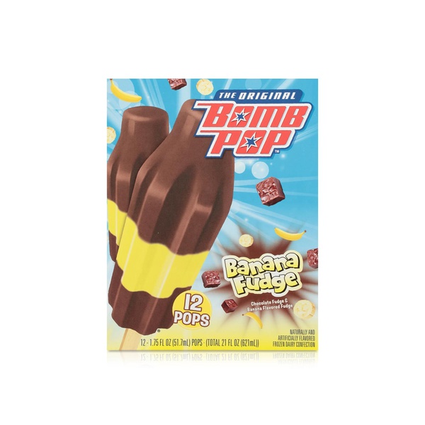 Blue Bunny Ice Bomb Pops Banana Fudge 538g - Spinneys United Arab Emirates
