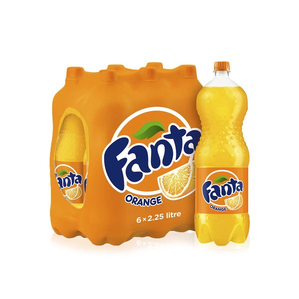 Fanta Orange Bottles 2.25 litre x 6 - Spinneys United Arab Emirates