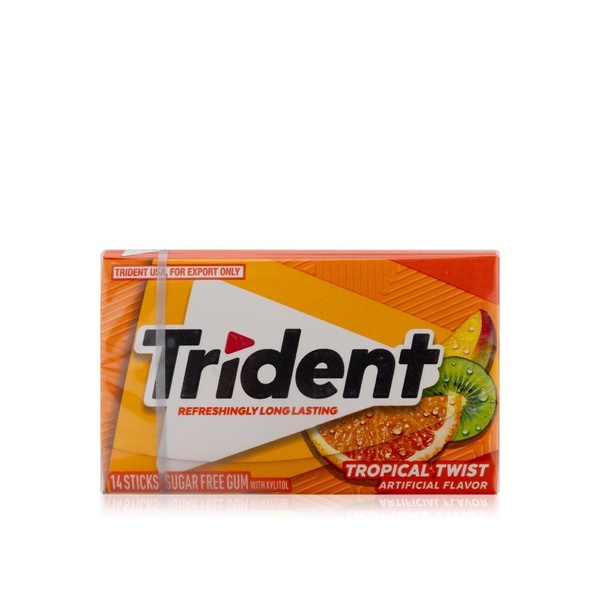 Trident Tropical Twist Flavour Gum 26g - Spinneys UAE