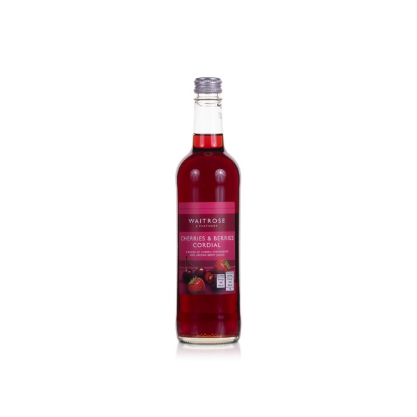 Waitrose Cherries and Berries Cordial 500ml - Spinneys UAE
