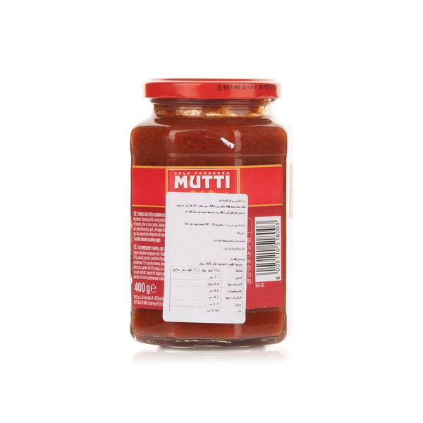 Mutti Pasta Sauce with Pizzutello Tomatoes and Calabrian Chilli Pepper 400g - Spinneys UAE