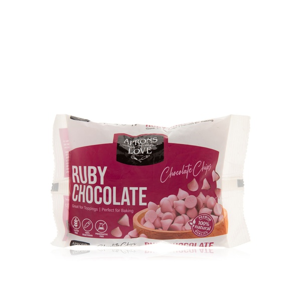 Aprons N Love Ruby Chocolate Chips 200g - Spinneys United Arab Emirates