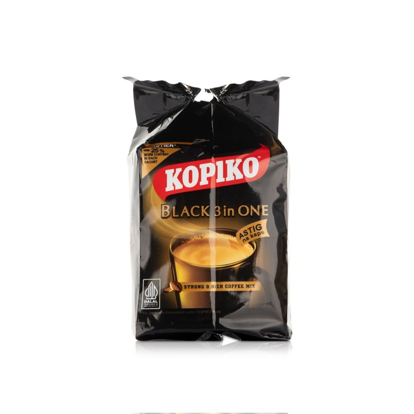 Kopiko 3in1 Strong and Rich Black Coffee Mix Bag 25g x 10 - Spinneys UAE