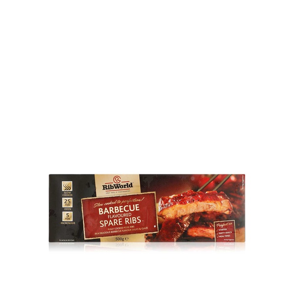 Ribworld Frozen Bbq Pork Ribs 500G - Spinneys UAE