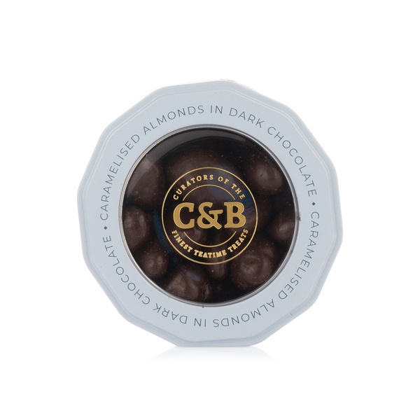 Cartwright & Butler Caramelised Honey Almonds in Dark Chocolate Tin ...