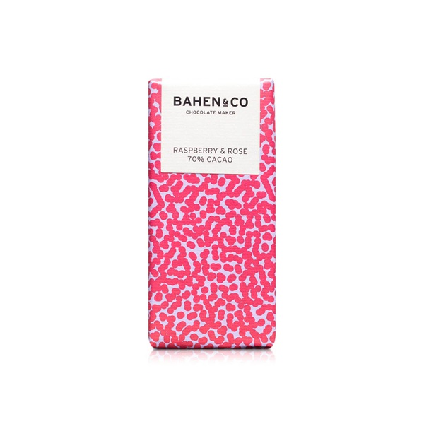 Bahen & Co Raspberry & Rose 70% Cacao 75g - Spinneys United Arab Emirates
