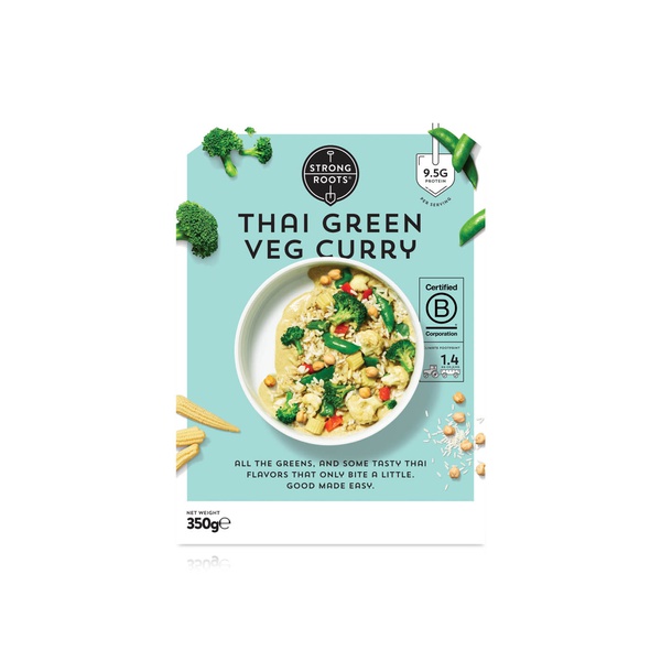 Strong Roots Frozen Thai Green Veg Curry 350G - Spinneys UAE