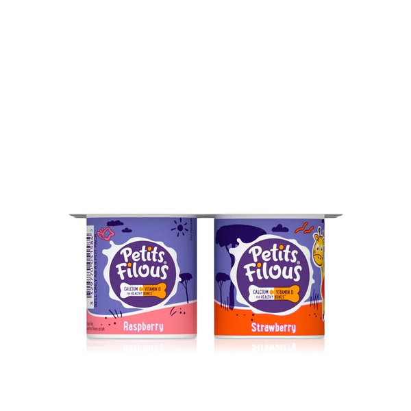 Petits Filous Strawberry and Raspberry Fromage Frais 85g x 4 - Spinneys UAE