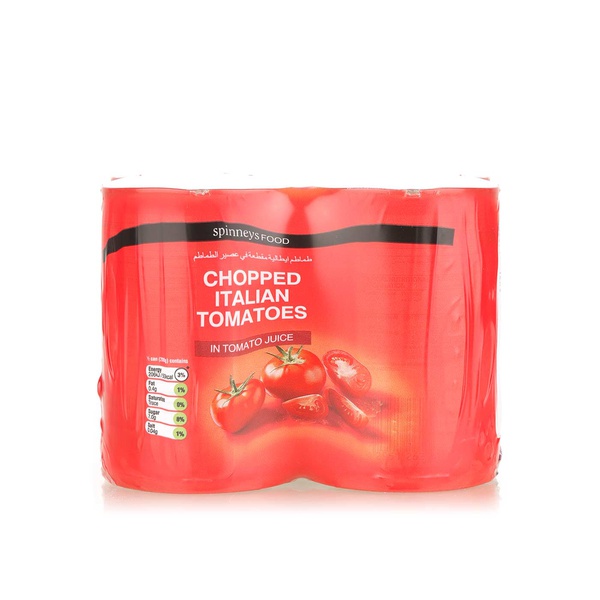 Spinneysfood Chopped Italian Tomato 400g x 4 price in UAE | Spinneys ...
