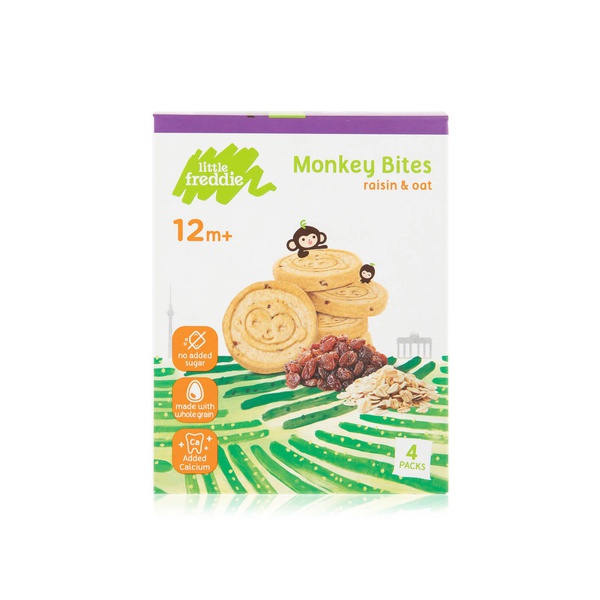 Little Freddie Raisin and Oats Biscuits 12 Months + 80g - Spinneys UAE