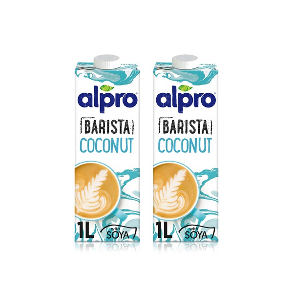 Alpro Barista Coconut Milk with Soya 1 litre x 2 - Spinneys United Arab ...