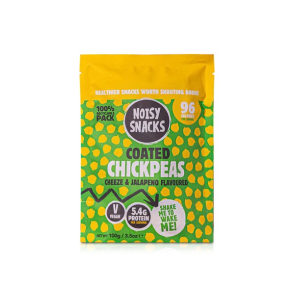 Noisy Snacks Cheeze and Jalapeno Flavoured Coated Chickpeas 100g ...