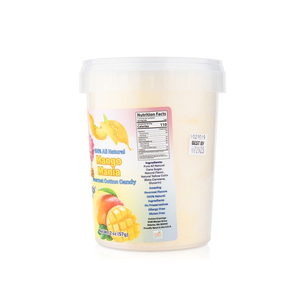 Cotton Cravings Mango Mania Gourmet Cotton Candy 57g - Spinneys UAE