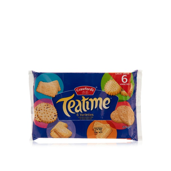 Crawfords Teatime Carton Assorted Biscuits 275g - Spinneys UAE