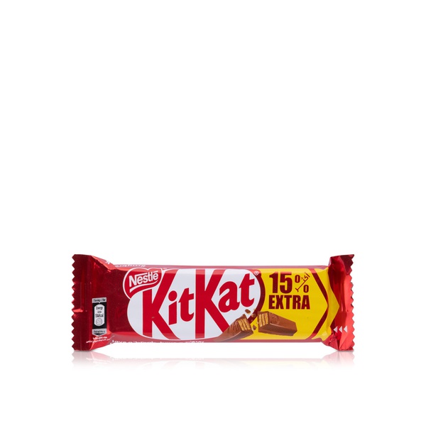 Kitkat 2 Fingers Chocolate Bar 15% Extra 20.5g - Spinneys UAE