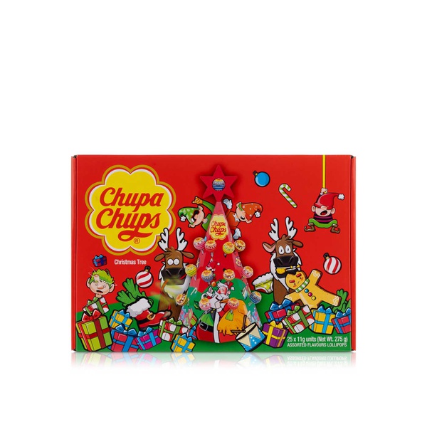 Chupa Chups Christmas Tree Lollipops x 25 - Spinneys UAE