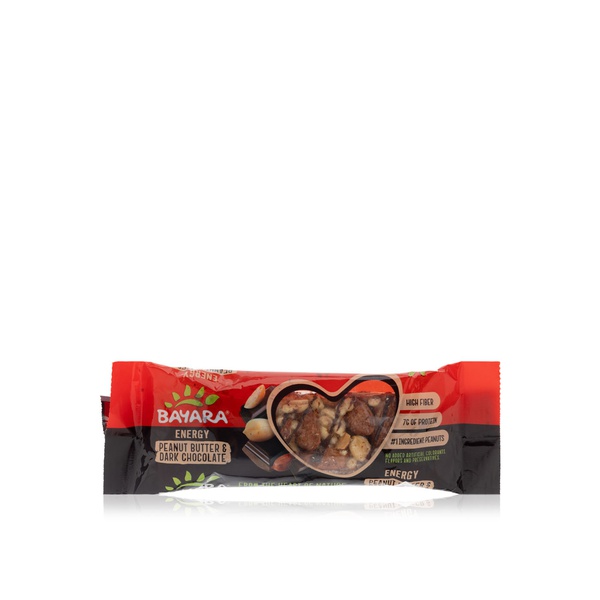 Bayara Peanut Butter and Dark Chocolate Energy Bar 40g - Spinneys UAE