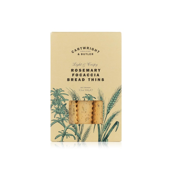 Cartwright & Butler Rosemary Focaccia Bread Thins 75g - Spinneys United ...