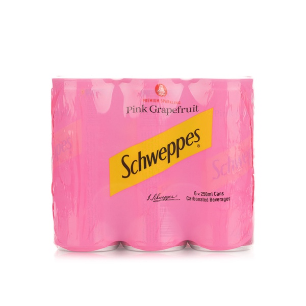 Schweppes Pink Grapefruit 6 x 250ml - Spinneys UAE