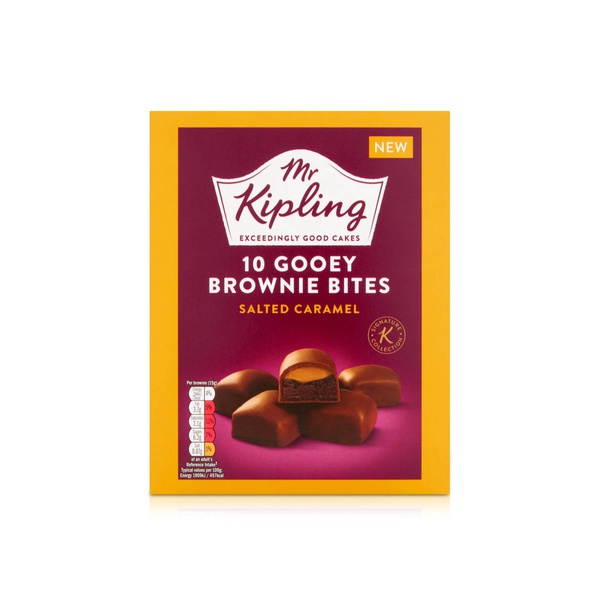 Mr Kipling Salted Caramel Brownie Bites 15g x 10