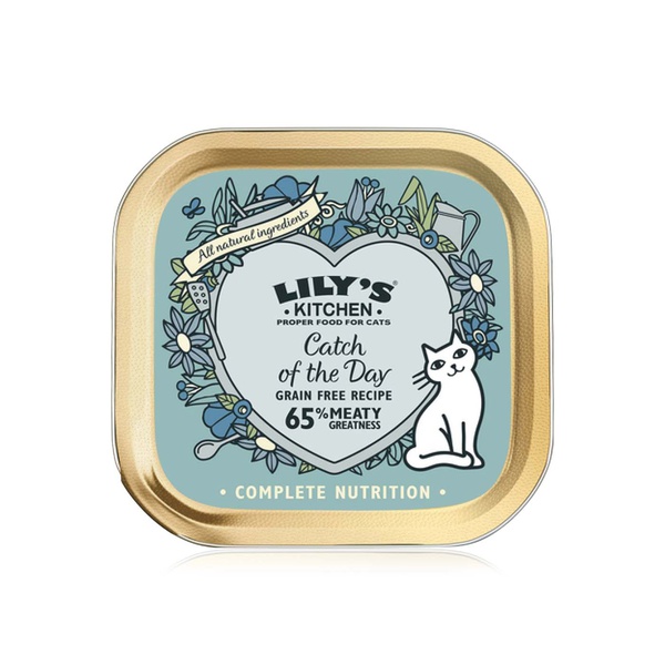 Lily's Kitchen Adult Cat Food Salmon and Chicken Paté 85g - Spinneys UAE