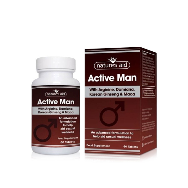 Natures Aid Active Man Tablets x 60 - Spinneys United Arab Emirates