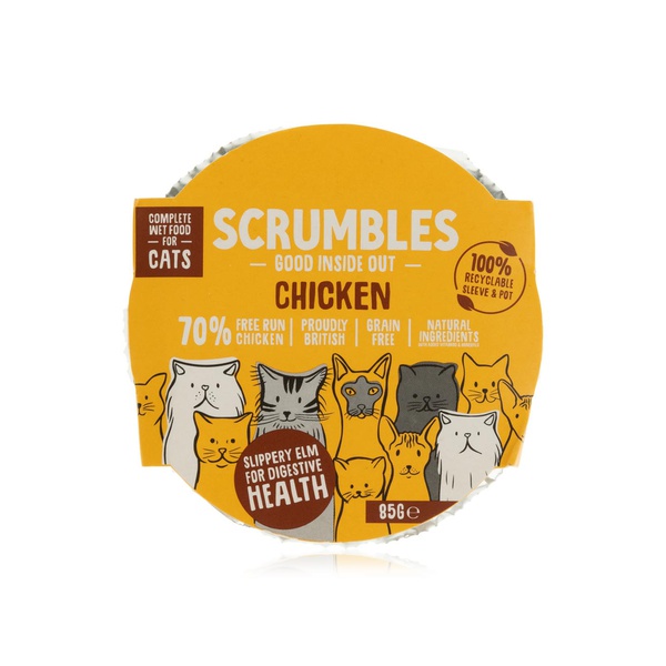 Scrumbles Wet Cat Food Chicken 85g - Spinneys UAE