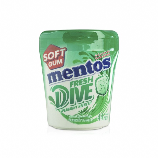 Mentos Fresh Dive Gum Spearmint 88g - Spinneys United Arab Emirates