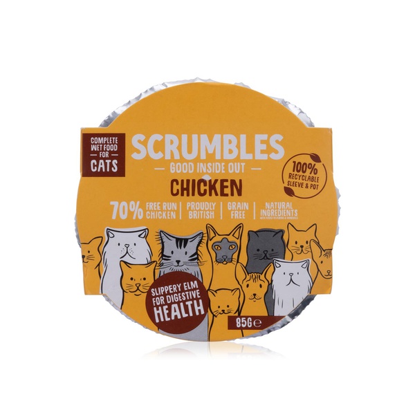 Scrumbles Wet Cat Food Chicken 85g - Spinneys UAE