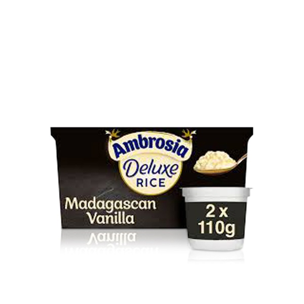 Ambrosia Deluxe Madagascan Vanilla Rice Pudding 110g x 2 - Spinneys UAE