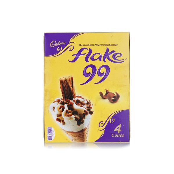 Cadbury Flake 99 Ice Cream Cone 125Ml X 4 price in UAE | Spinneys UAE ...