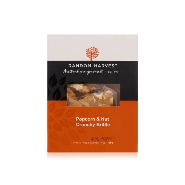 Random Harvest Popcorn & Nut Crunchy Peanut Brittle 125g - Spinneys UAE