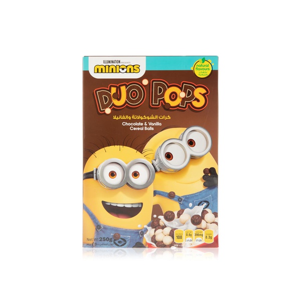 General Mills Minions Duo Pops Choc Vanilla Cereal 250g - Spinneys ...