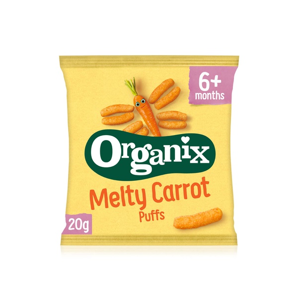 Organix Melty Carrot Puffs 6+ Months 20g price in UAE | Spinneys UAE ...