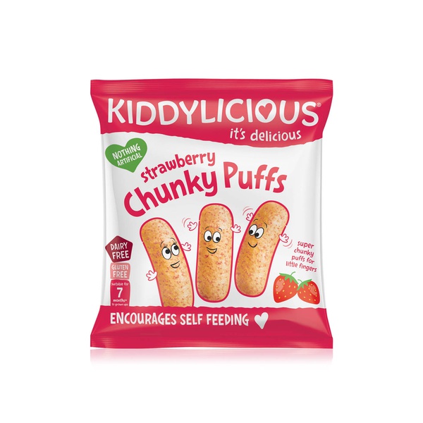 Kiddylicious Chunky Puffs Strawberry 12g - Spinneys UAE