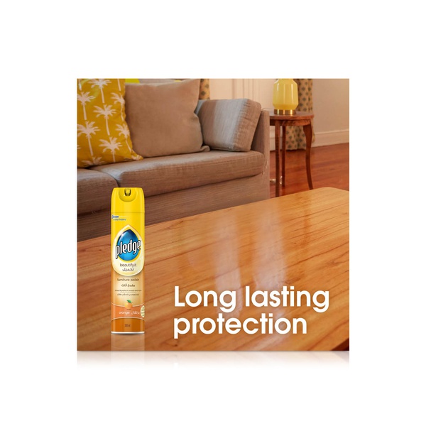 Pledge Orange Furniture Polish 300ml - Spinneys UAE