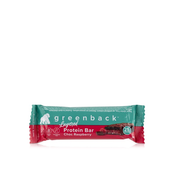 Greenback Protein Bar Layered Chocolate and Raspberry 50g - Spinneys UAE
