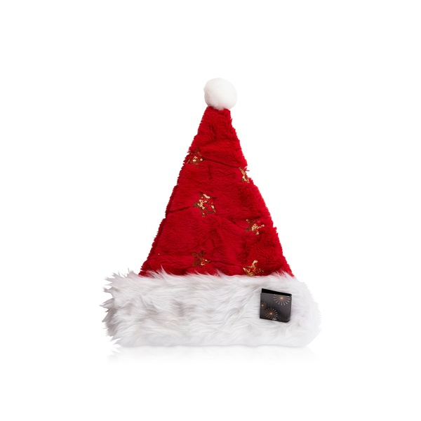 Kaemingk Red Santa Hat with Stars - Spinneys United Arab Emirates