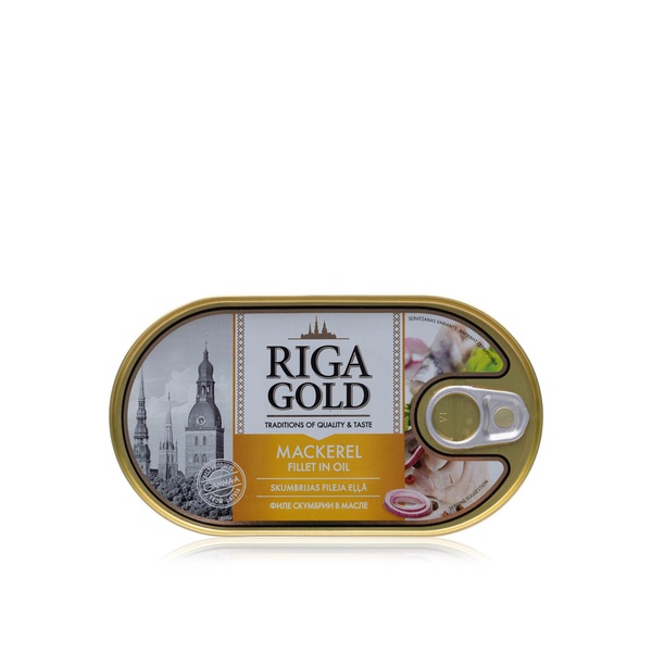 Riga Gold Mackerel Fillet in Oil 190g - Spinneys UAE